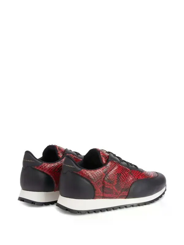 GIUSEPPE ZANOTTI Jimi Running Lace-up Sneakers - Black