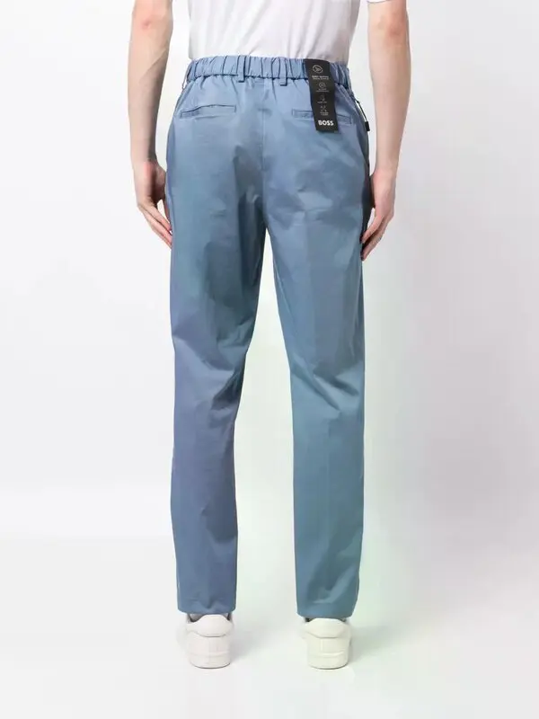 BOSS Tailored Trousers With Logo Patch