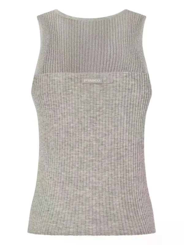 Pinko Ribbed Sleeveless Top
