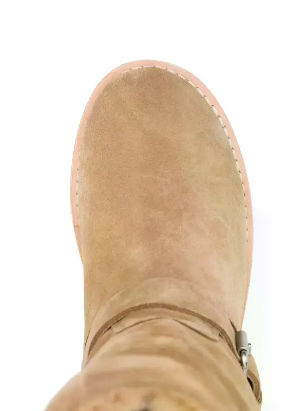 Kenzo Leather Shearling Boots