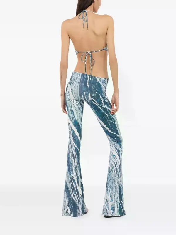 Roberto Cavalli Marbled Pattern Jumpsuit