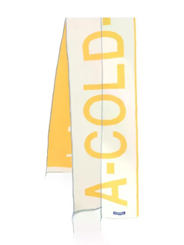 A-COLD-WALL* Fracture Scarf - Yellow