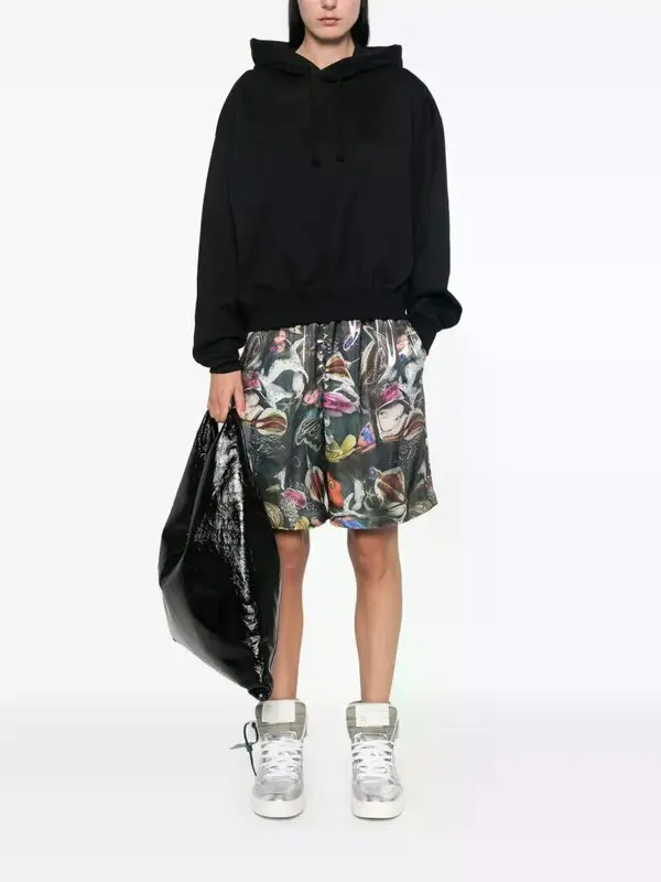 Y3 Adidas Logo-print Hoodie
