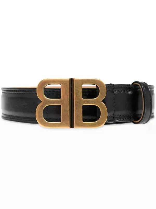 Balenciaga Bb Leather Belt