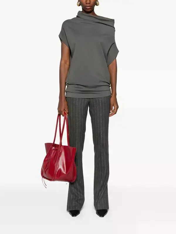 GENNY Pinstripe Wool Trousers