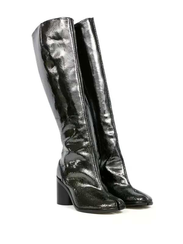 MAISON MARGIELA Tabi Leather Knee Boots