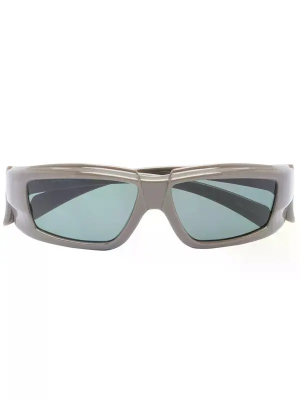 Rick Owens Rectangle-frame Sunglasses - Grey