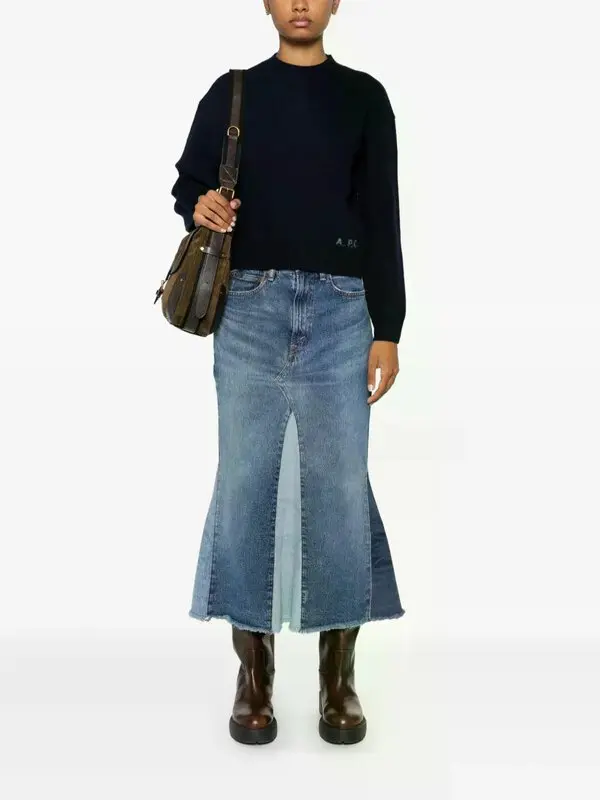 A.p.c. Esther Virgin Wool Sweater - Blue