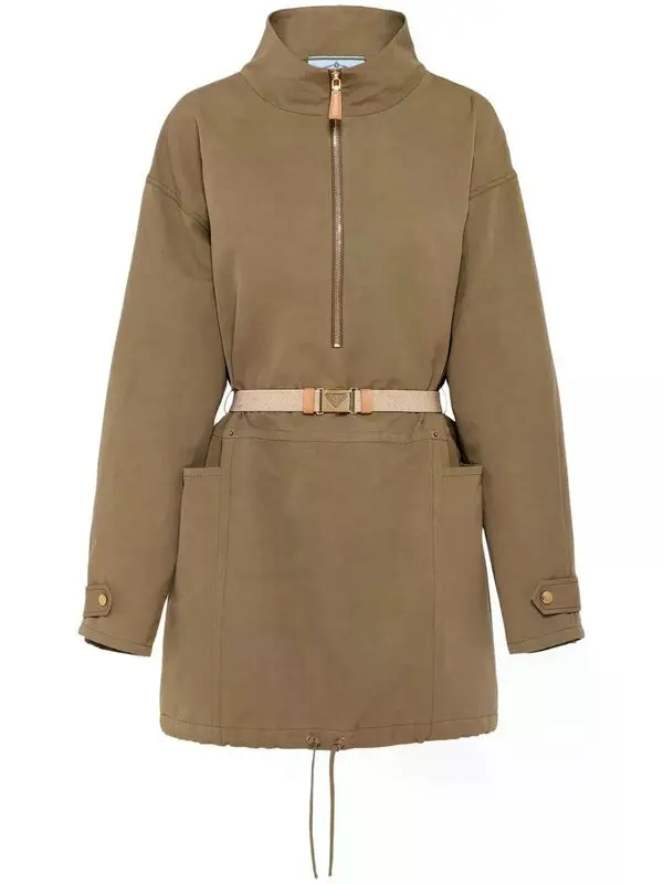 Prada Drawstring-hem Above-knee Length Dress