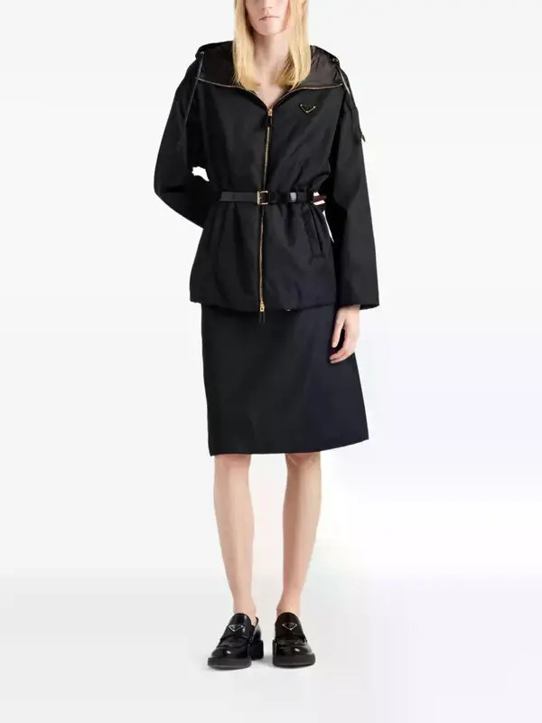 Prada Logo-triangle Skirt
