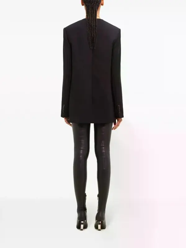COURREGES Cut-out Virgin-wool Minidress