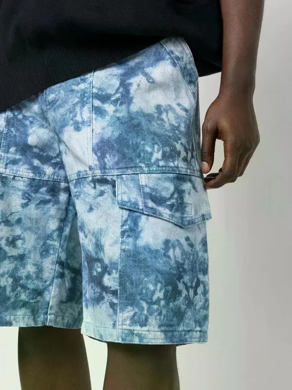 MARANT Bleached-effect Cargo Shorts