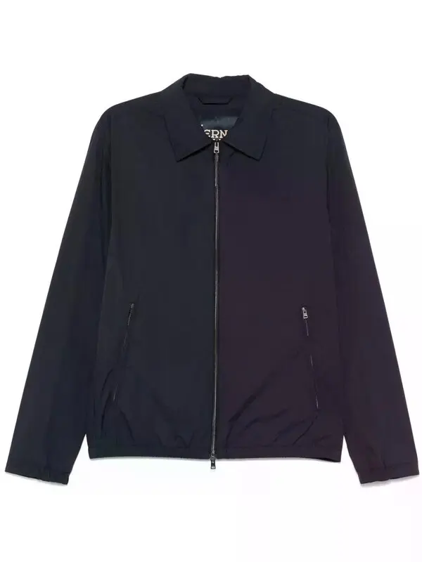 Herno Classic-collar Shirt Jacket - Blue