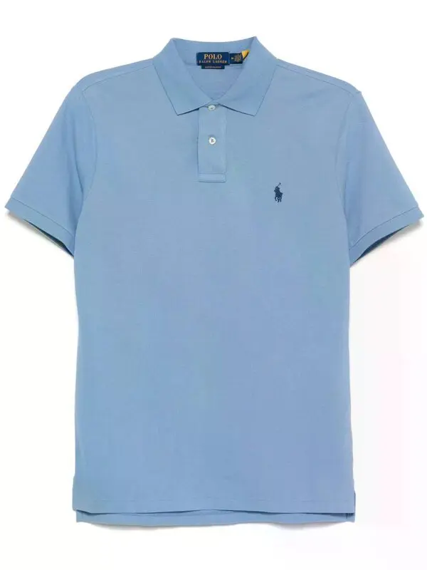 Polo Ralph Lauren Embroidered Polo Shirt - Blue