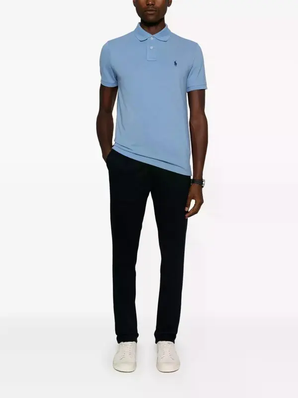 Polo Ralph Lauren Embroidered Polo Shirt - Blue