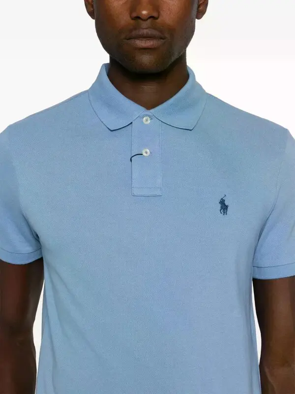 Polo Ralph Lauren Embroidered Polo Shirt - Blue