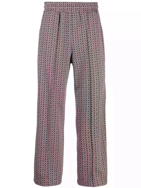Gcds Logo-jacquard Track Pants