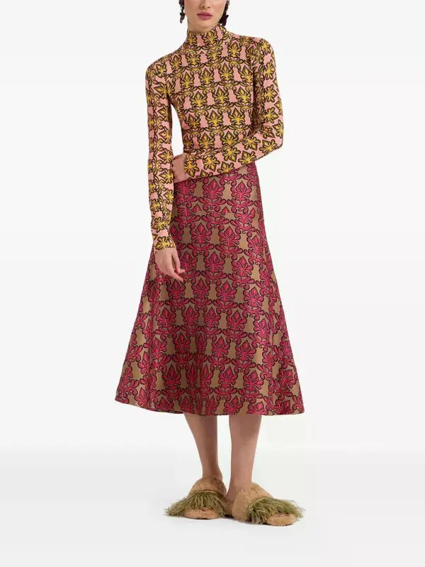 La DoubleJ Janis A-line Midi Skirt