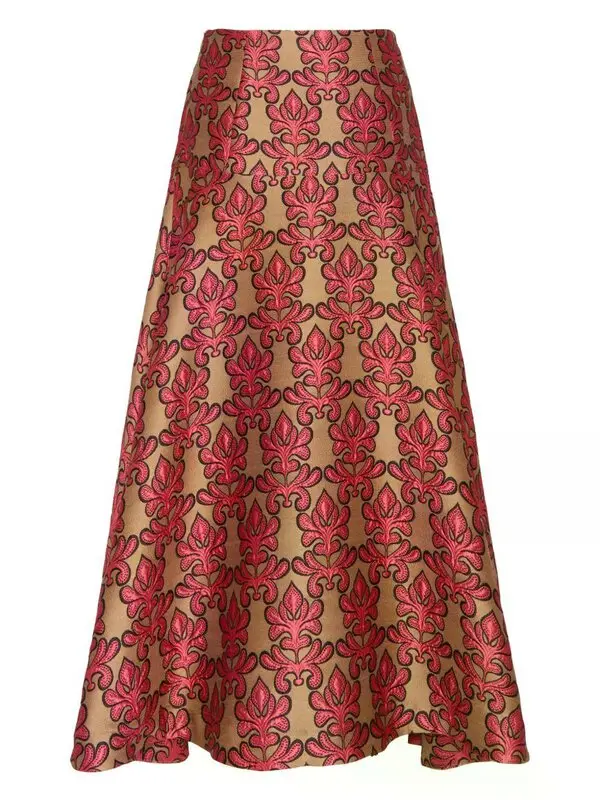 La DoubleJ Janis A-line Midi Skirt