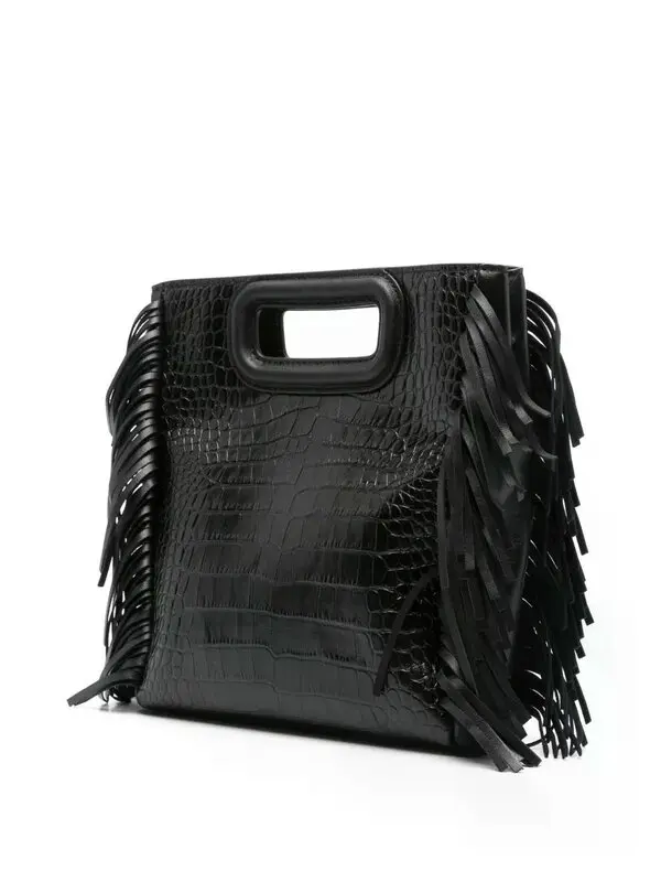 Maje M Bag With Fringed Sides