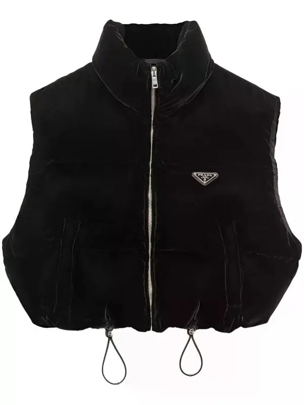 Prada Velvet Down Vest