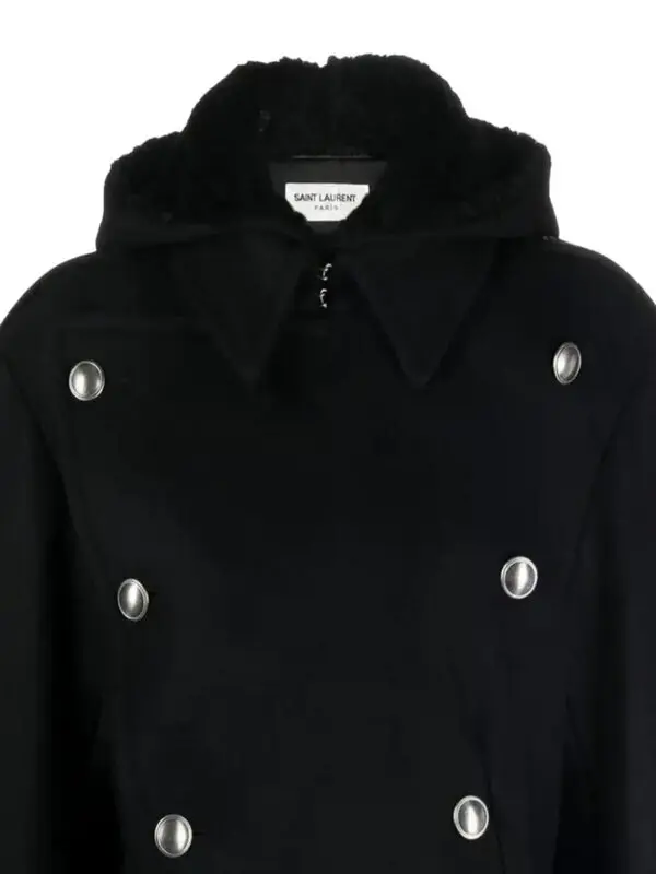 Saint Laurent Detachable-hood Military Jacket
