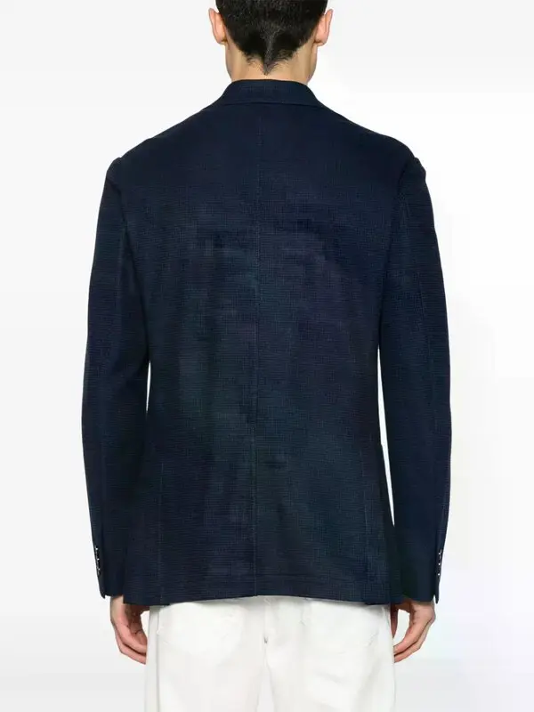 Canali Textured Blazer - Blue
