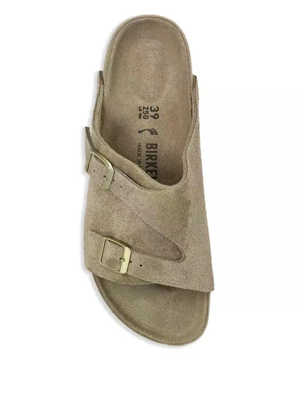 BIRKENSTOCK Zurich Two-buckle Slide Sandals - Neutrals