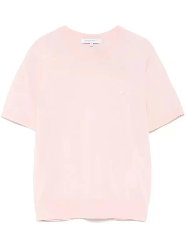 Maison Kitsuné Baby Fox-patch Knitted T-shirt