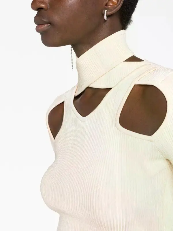 Coperni Cut-out Ribbed Sweater