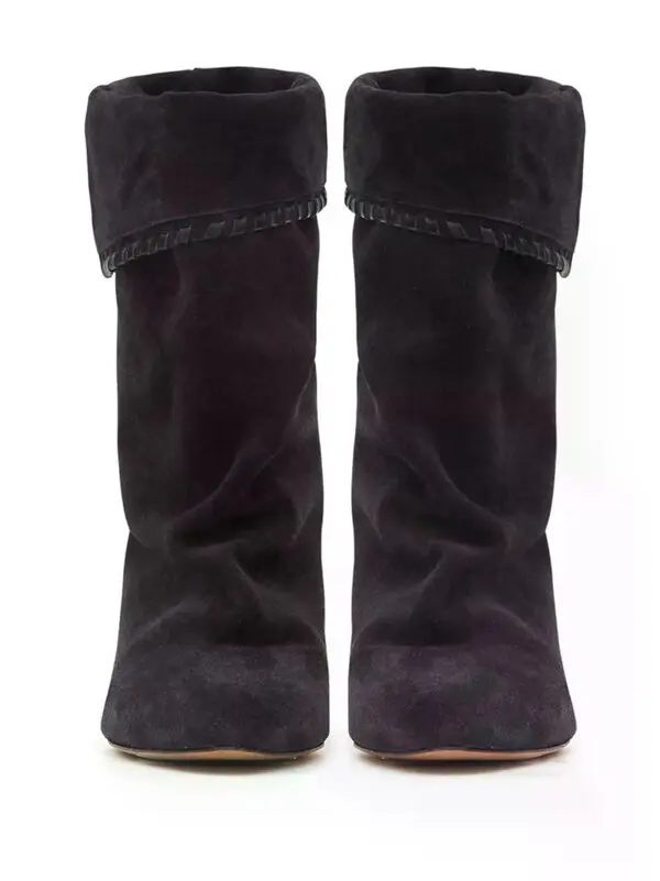 Isabel Marant Étoile Dalby Suede Calfskin Boots - Black