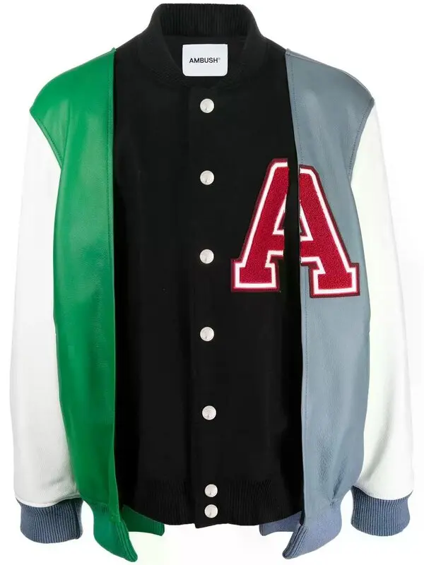 AMBUSH Layered Varsity Jacket - Black