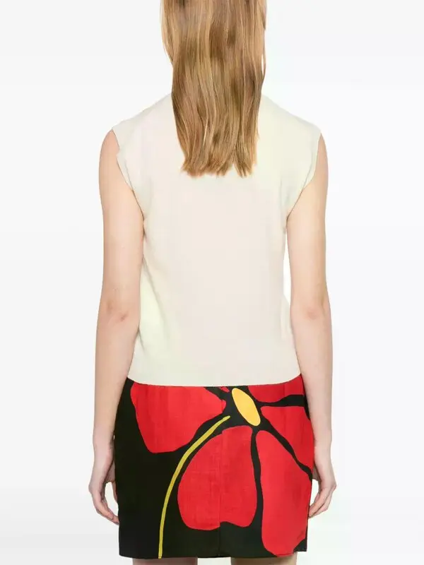 Marni Argyle-pattern Vest - Neutrals