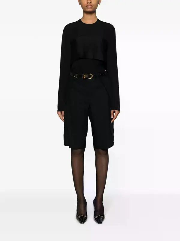 TOTEME Crepe-texture Long-sleeved Top