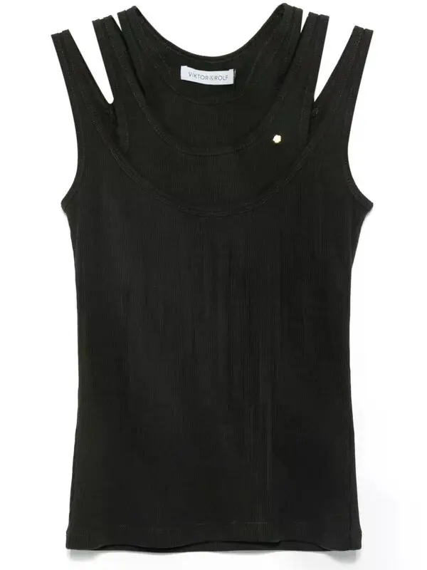 Viktor & Rolf Layered Tank Top - Black