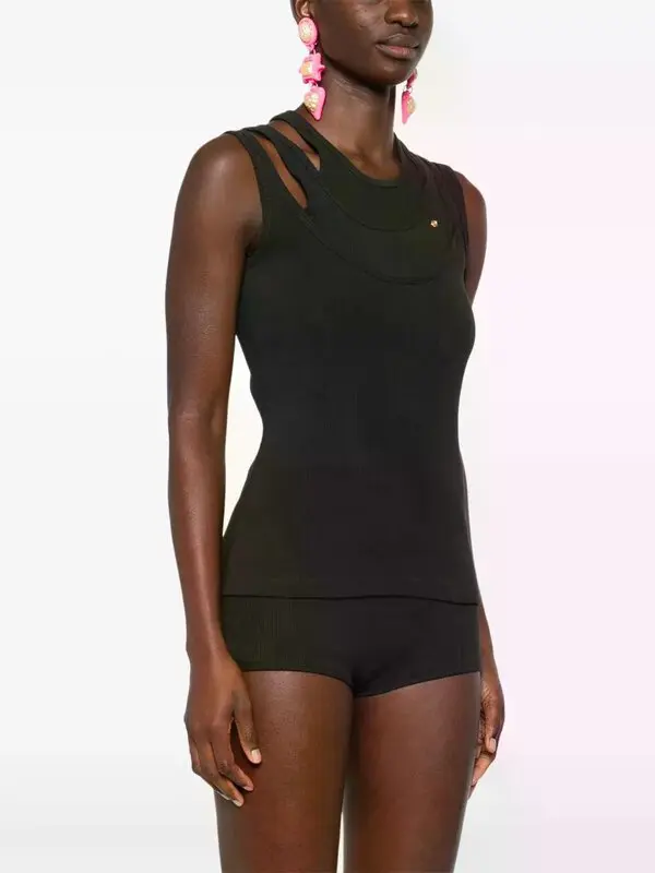 Viktor & Rolf Layered Tank Top - Black