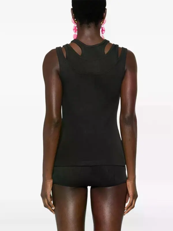 Viktor & Rolf Layered Tank Top - Black