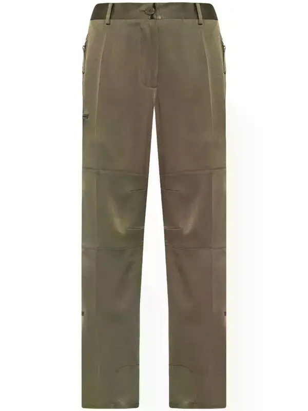 Helmut Lang Satin Straight-leg Trousers