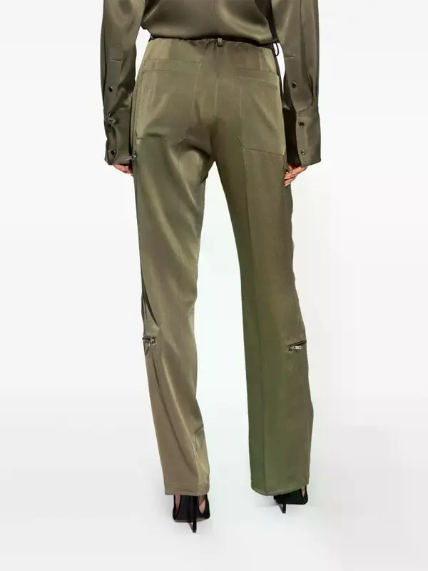 Helmut Lang Satin Straight-leg Trousers