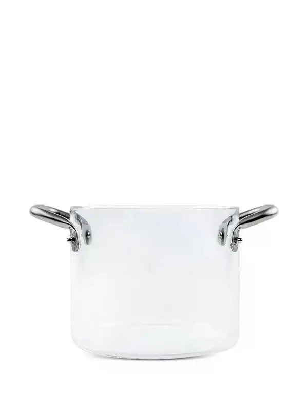 KNINDUSTRIE Glass Pot - White