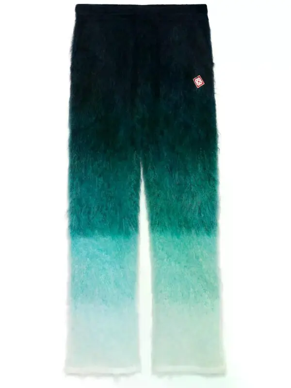 Casablanca Knitted Loose Fit Pants - Blue