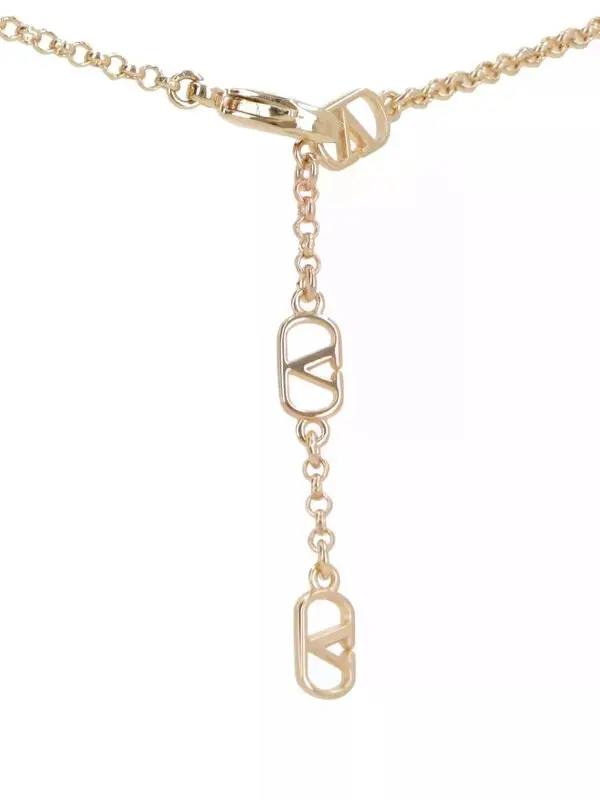 Valentino Garavani Vlogo Signature Pearl Pendant Necklace