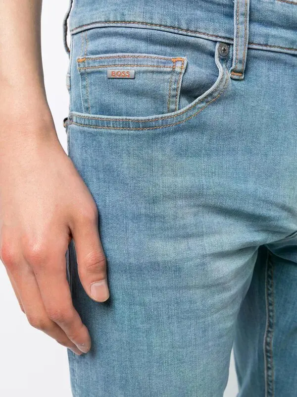 BOSS Slim-cut Denim Jeans - Blue