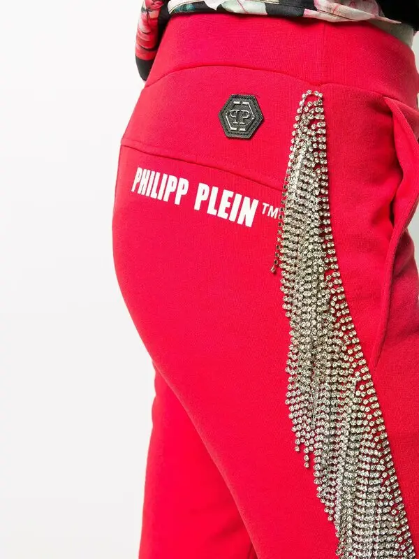 Philipp Plein Crystal-embellished Jogging Trousers