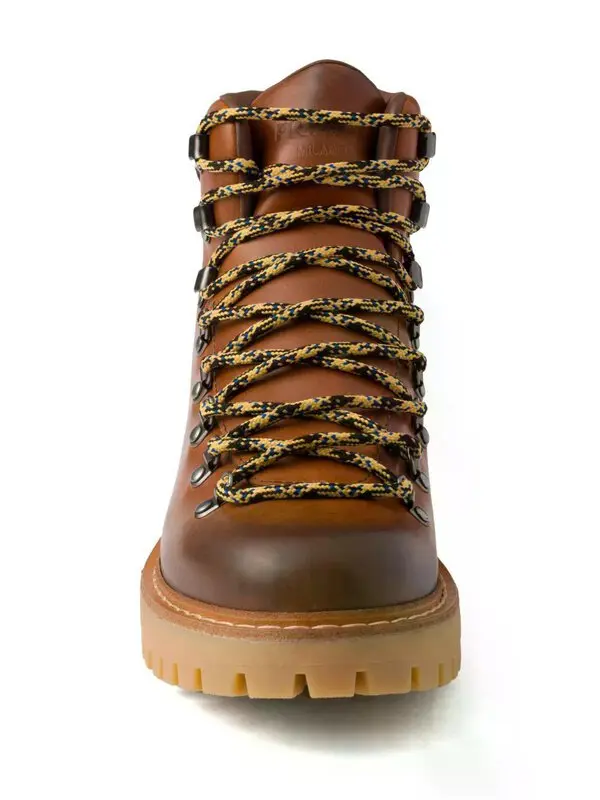 Prada Laced Leather Boots