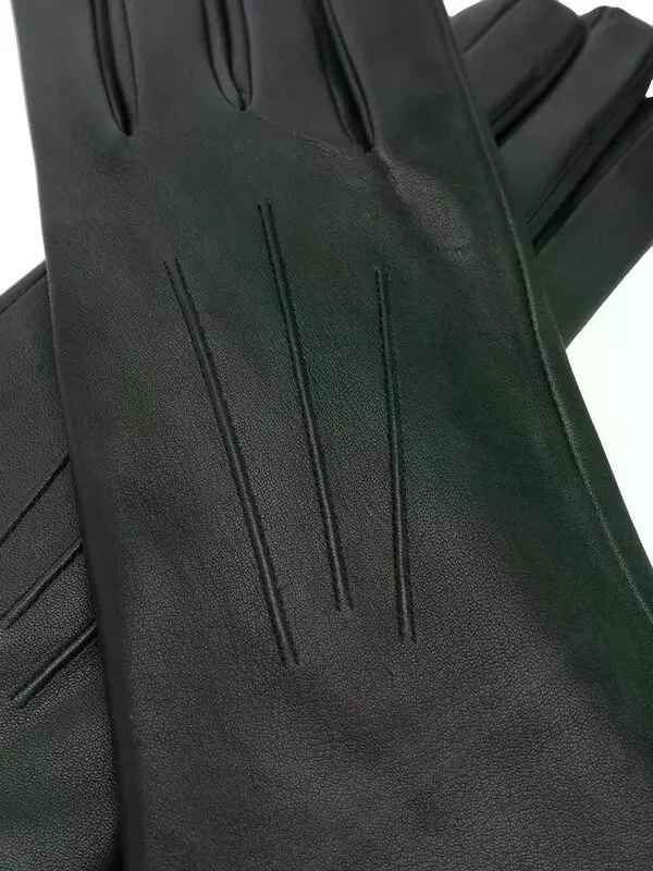 N.peal Cashmere And Leather Lined Gloves