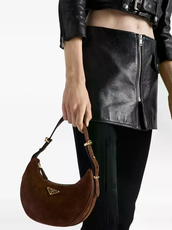 Prada Leather Mini Skirt