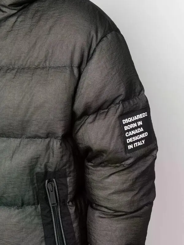 Dsquared2 Zipped Padded Jacket - Black