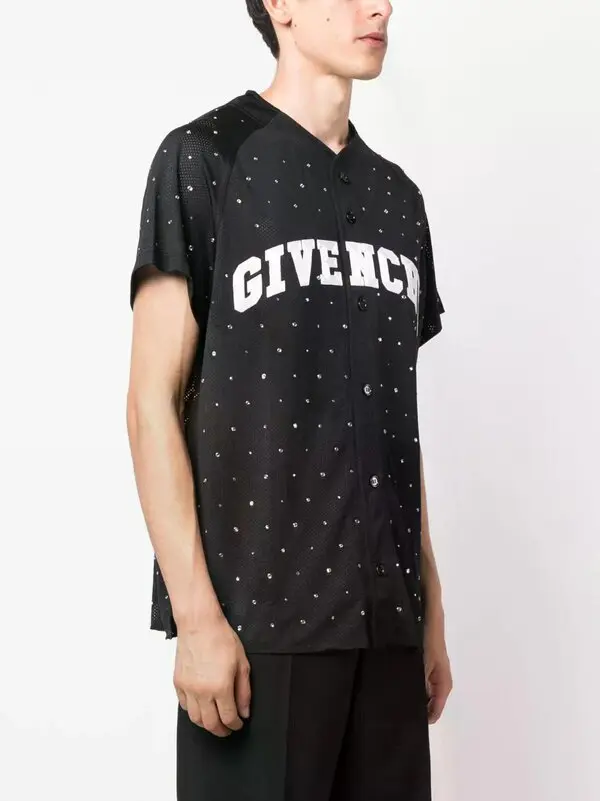 Givenchy Stud-embellished Short-sleeved Shirt