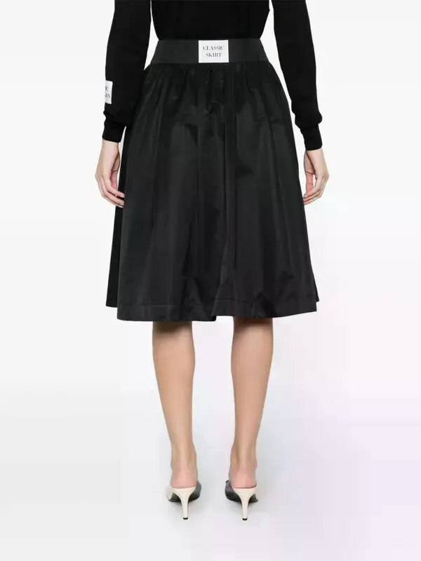 Moschino A-line Pleated Midi Skirt